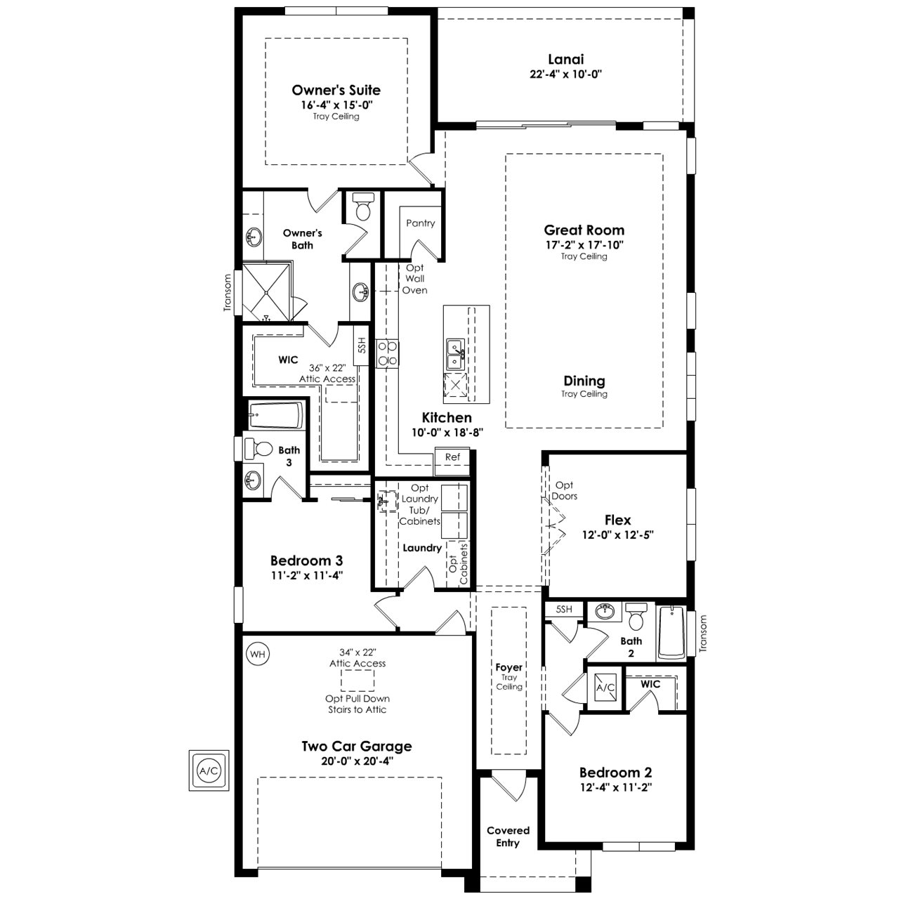 Madison Model Floor Plan Arlington | 1 Bed Apartment | The Madison At