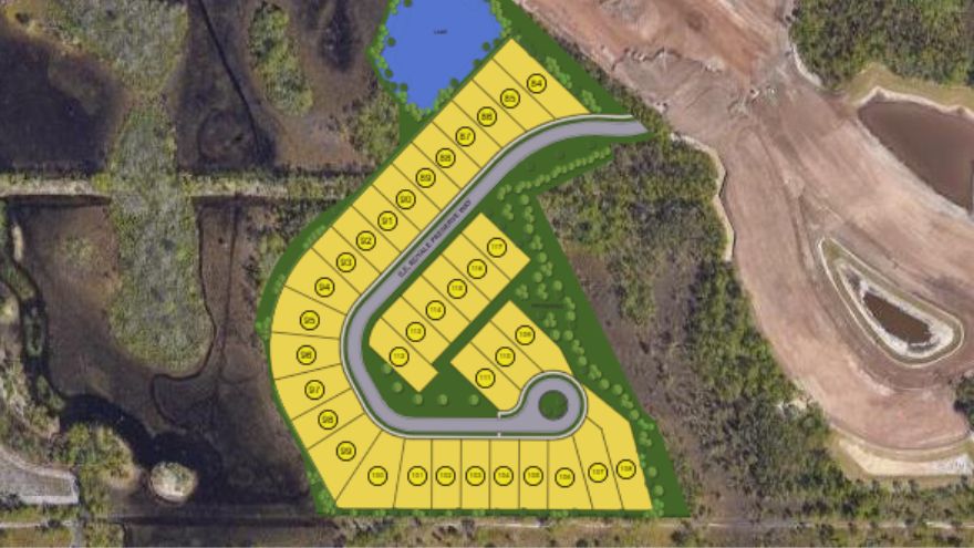 The Cove at Park Trace Site Plan | New Home Community in Stuart Florida